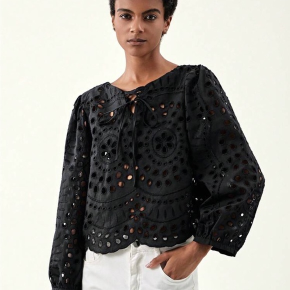 Rebellious Rose | Tops | Frenchy Solid Tie Front Blouse | Poshmark